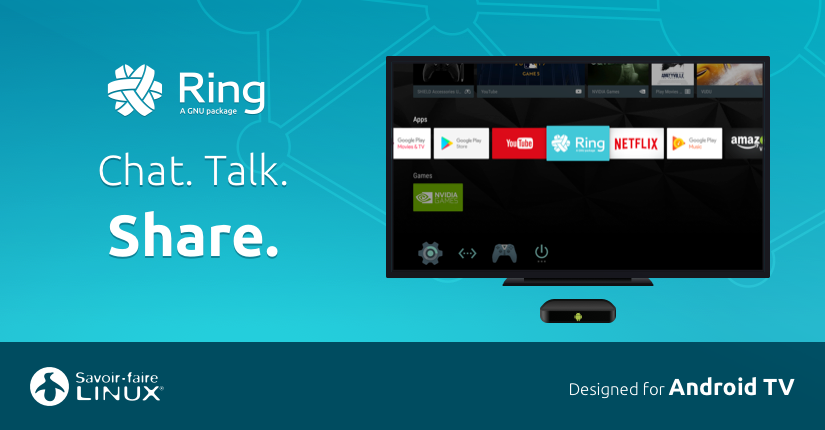 Ring 1.0 Universal Communication Platform Now on Android TV!